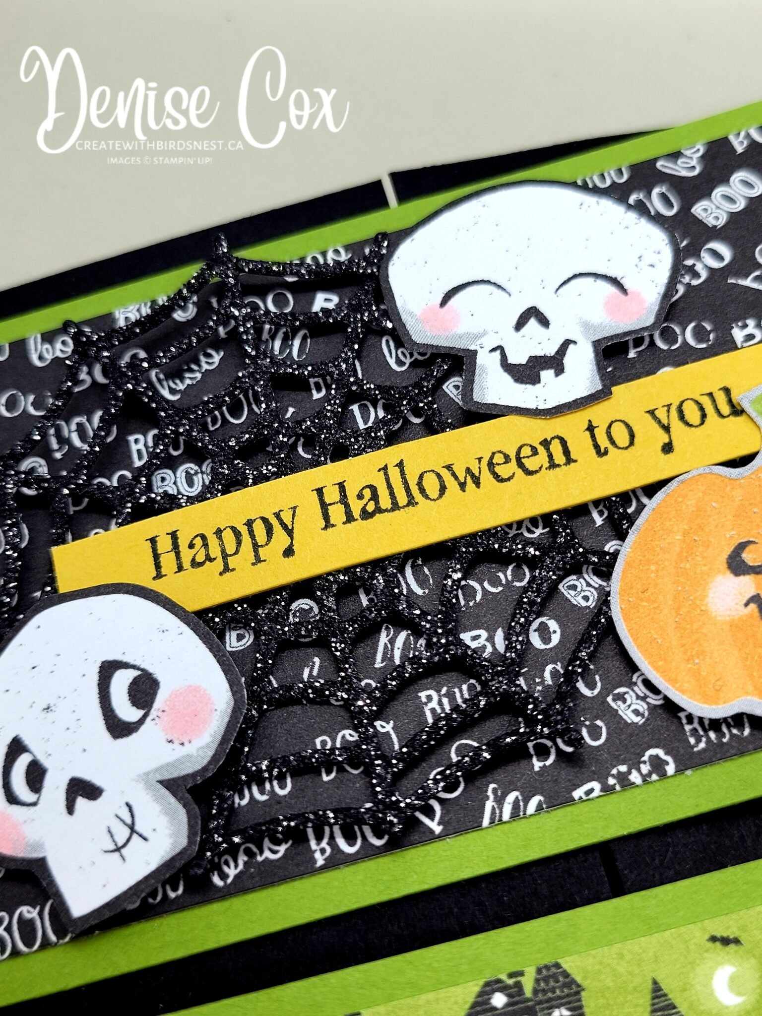 Fun Fold Cards for Halloween • Birdsnest Designs | Denise Cox