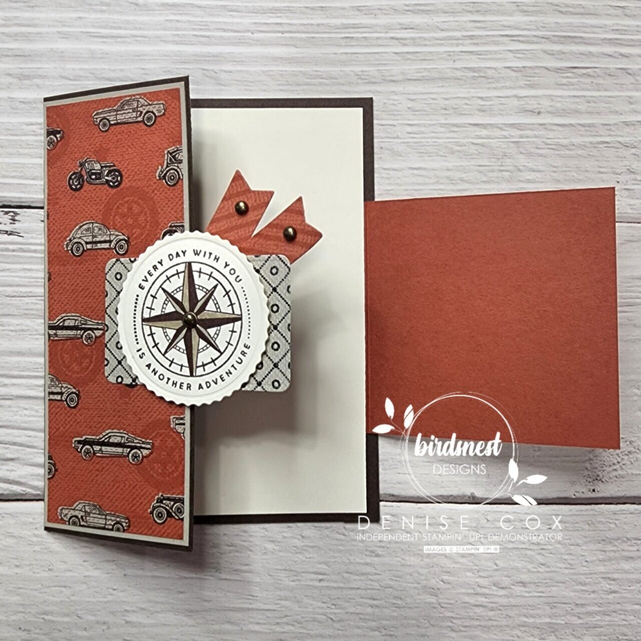 He's The Man: A Quick Fun Fold Card! • Denise Cox