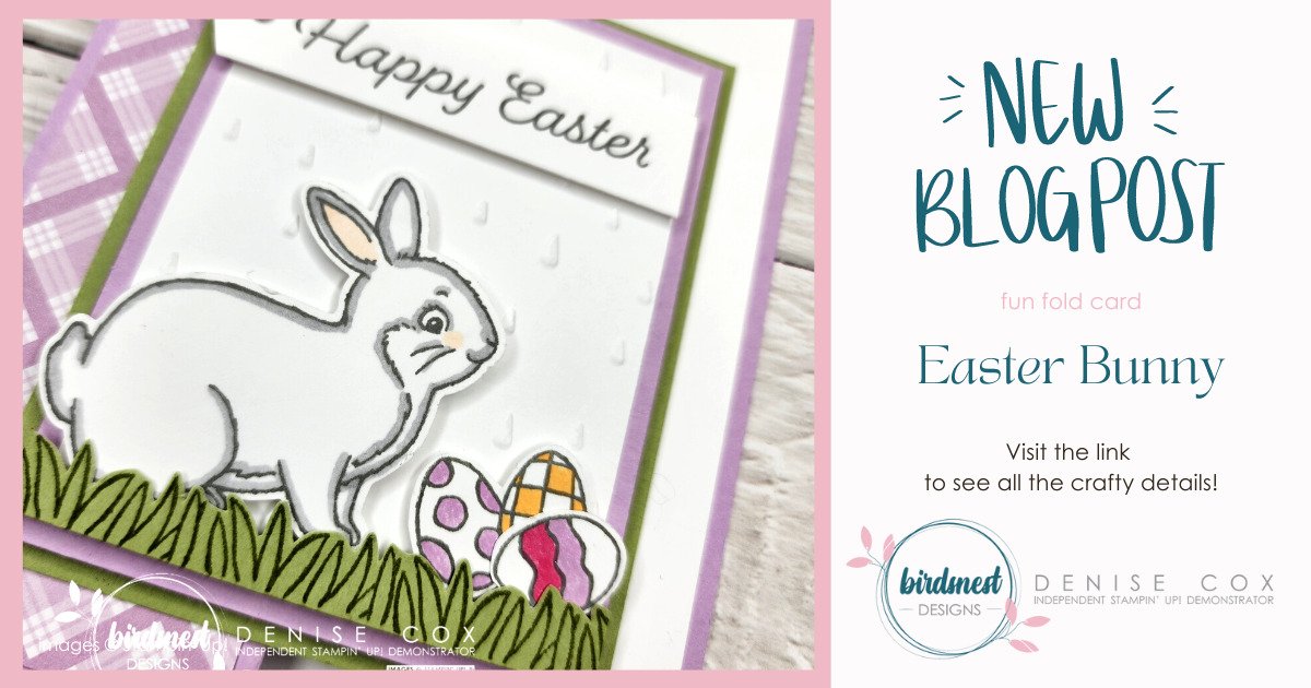 Easter Bunny Z-Fold Card • Birdsnest Designs