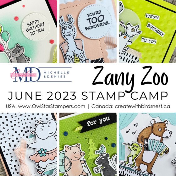 Easiest Fun Fold Ever with Zany Zoo • Birdsnest Designs