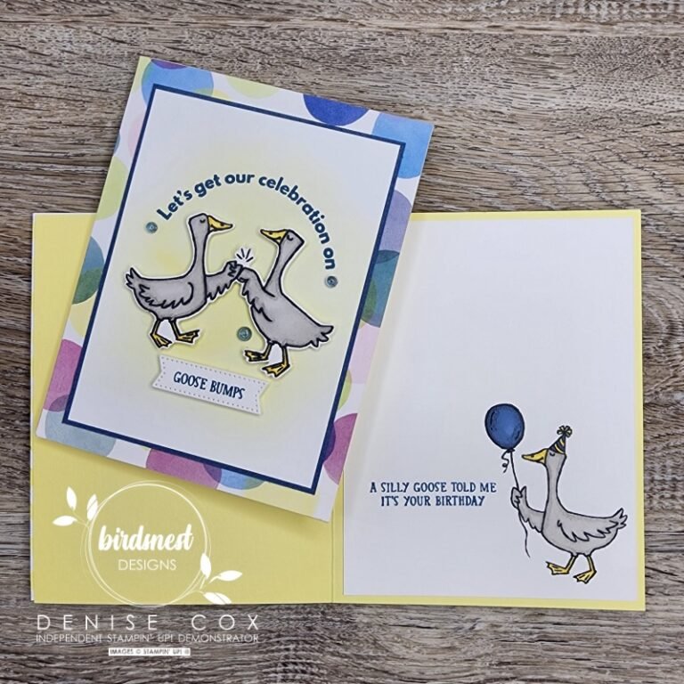 Tutorial Tuesday with Stampin' Up! Silly Goose • Birdsnest Designs