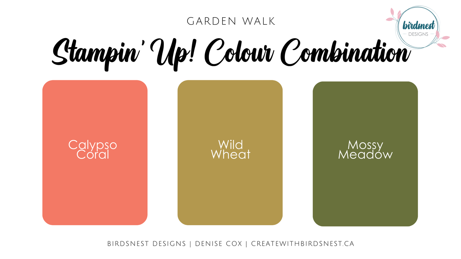 Garden Walk Gratitude Journal • Birdsnest Designs | Denise Cox