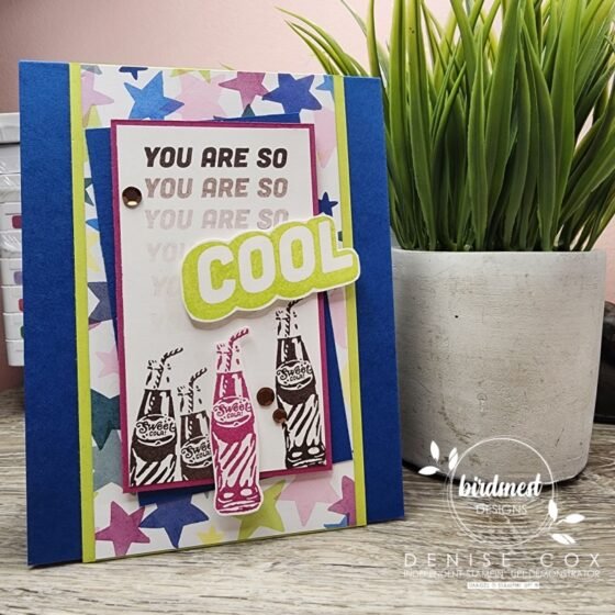 Make It Monday: Super Cool Sketch Card • Birdsnest Designs | Denise Cox