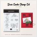 Christmas Card with Dear Santa and Perfect Pairs Stamp Sets • Birdsnest ...